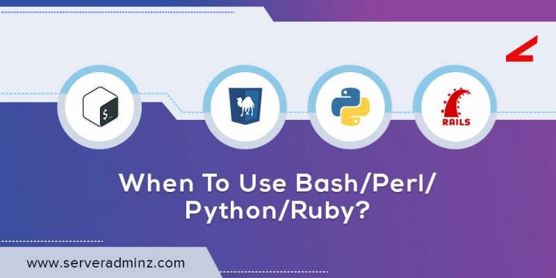 When To Use Bashperlpythonruby Serveradminz Blog Who Knows Server Better Than Adminz